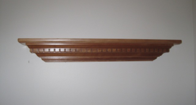 Cherrystone Furniture | Hardwood Furniture Store in MA - Custom Solid Cherry floating Wall Shelf