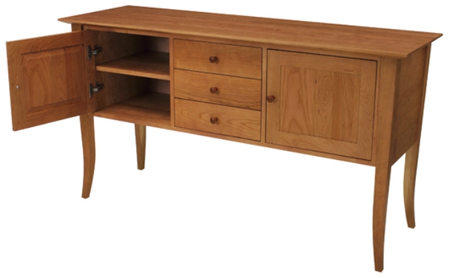 Cherrystone Furniture | Hardwood Furniture Store in MA - Flare Leg Buffet