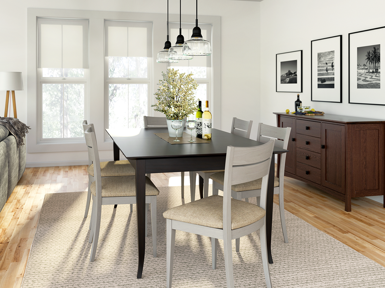 Cherrystone Furniture - Flared Leg Boat Table